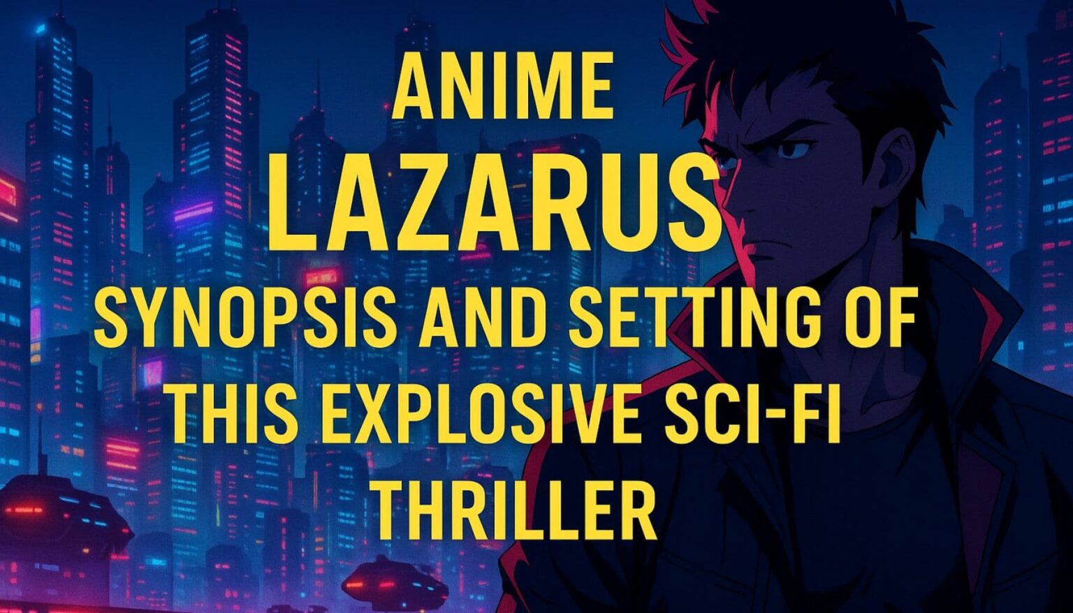 Lazarus Anime Character Guide – Meet the Team Behind the Action